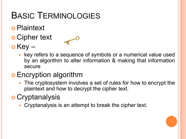Cryptography and network security | PPTX