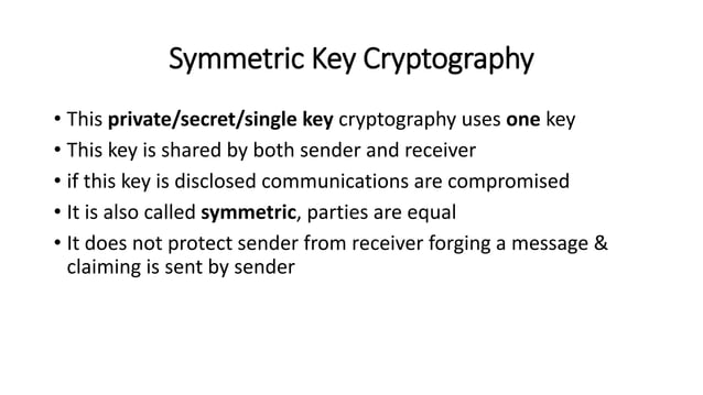 Cryptography and network security | PPT