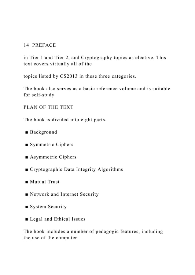 Cryptography And Network Securityprinciples And Practidocx Information And Network Security