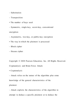 Cryptography and Network Security Principles and Practice | DOCX