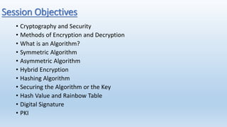 Cryptography and PKI | PPTX