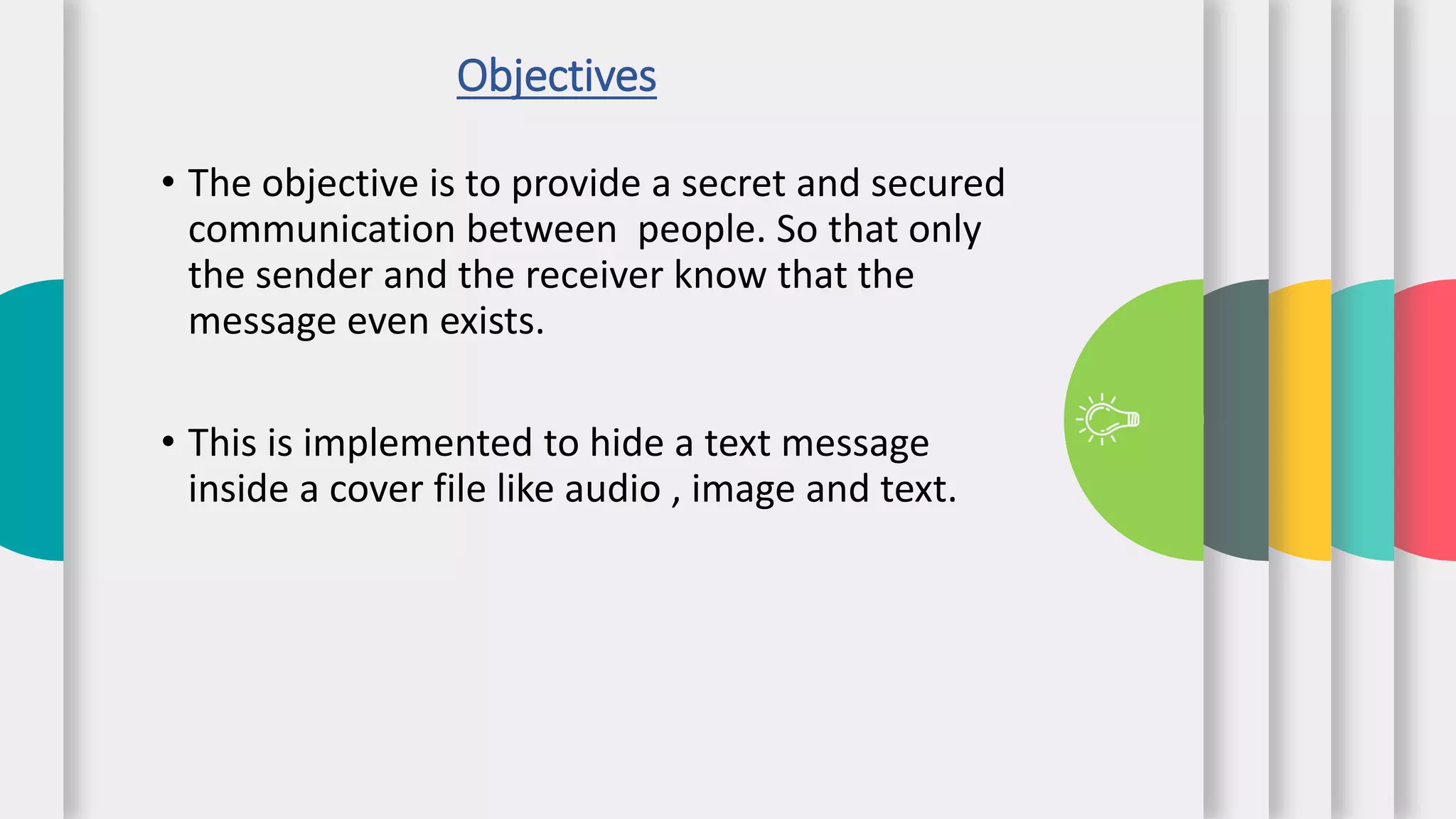 Cryptography and Steganography | PPT
