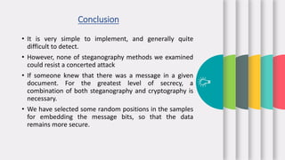 Cryptography and Steganography | PDF