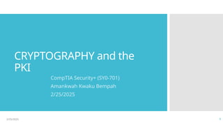 CRYPTOGRAPHY and the Public Key Infrastructure.pptx