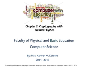 Cryptography | PPTX | Information and Network Security | Computing