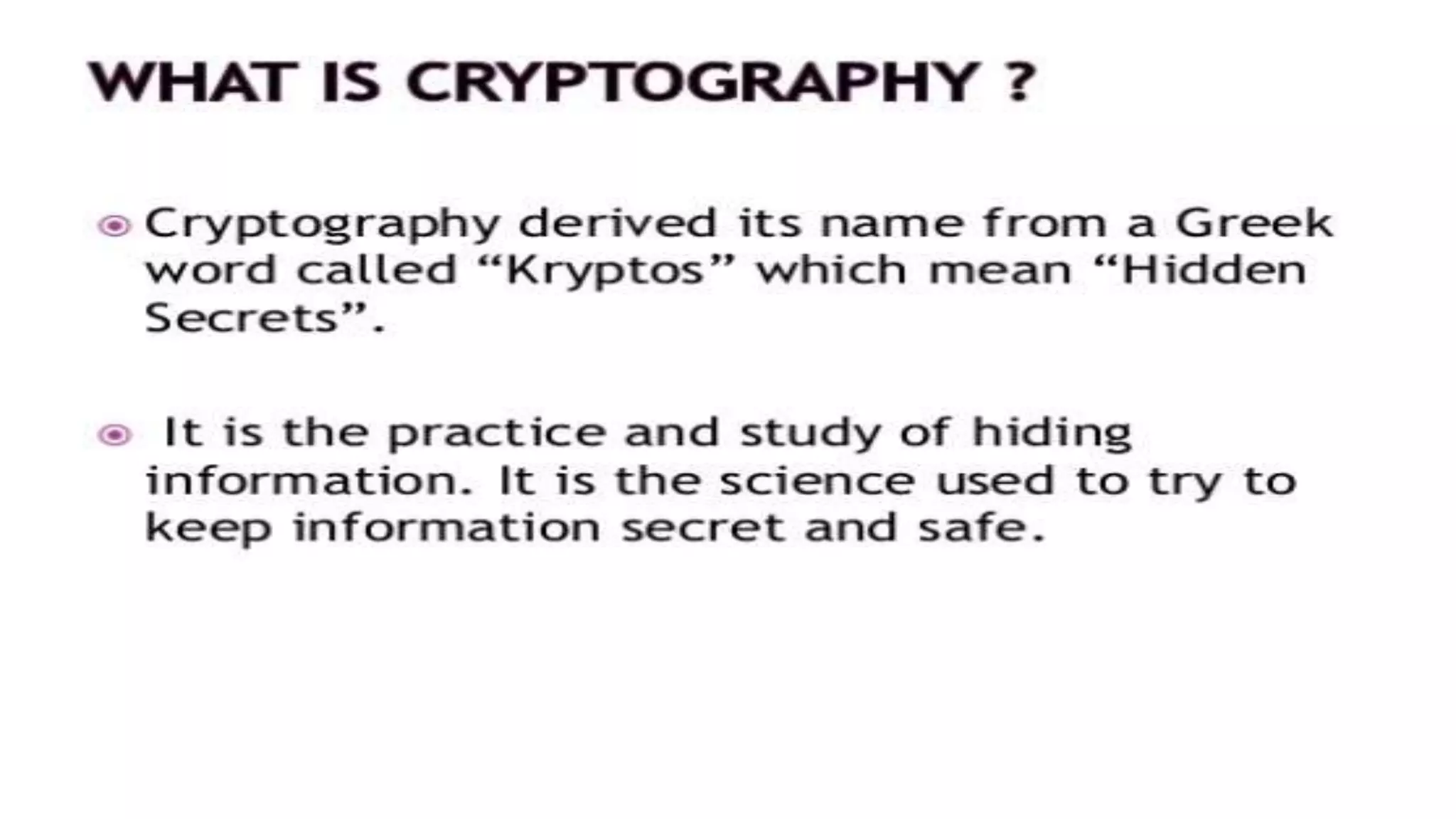 Cryptography concepts and techniques | PPTX