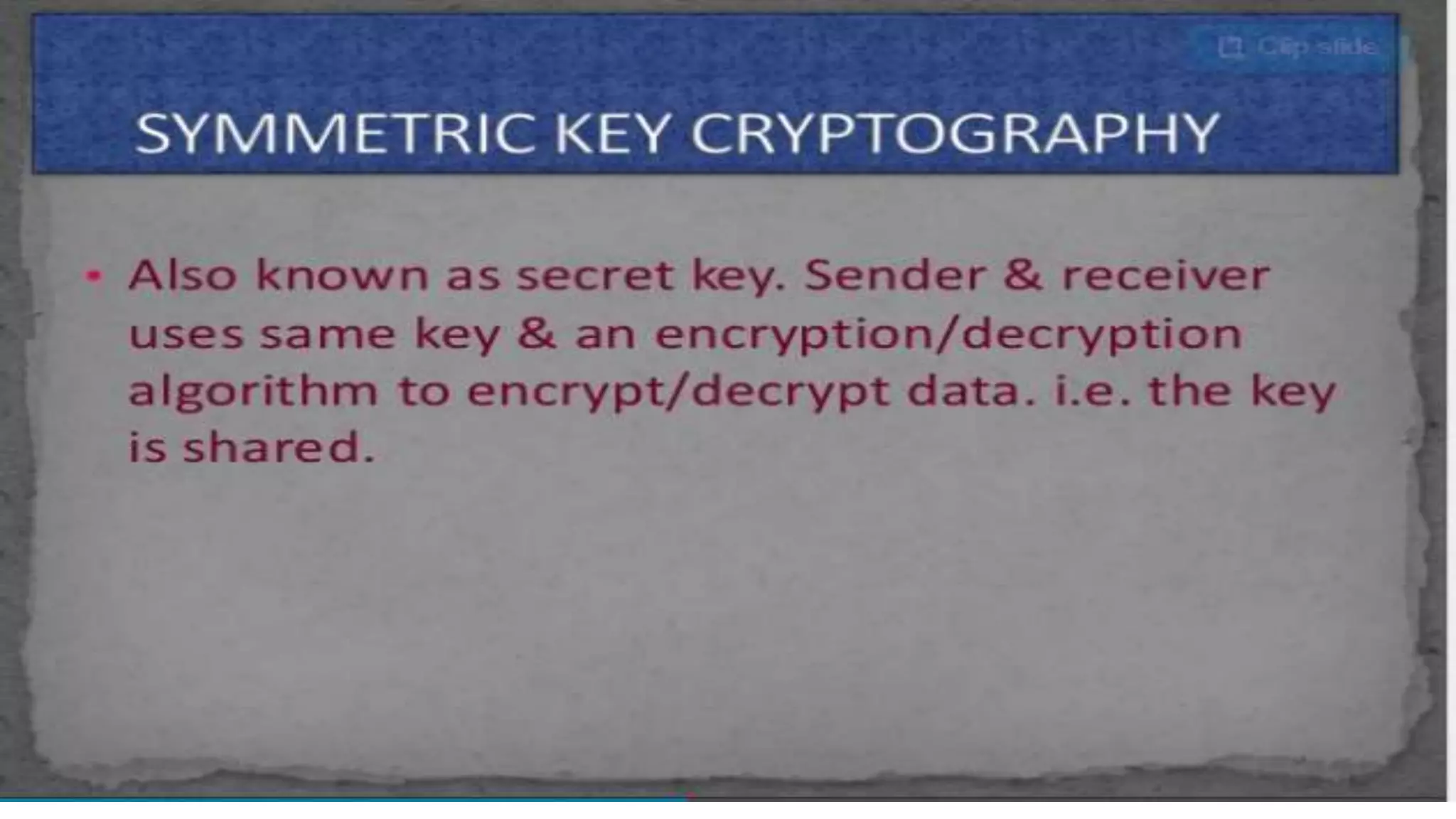 Cryptography concepts and techniques | PPTX