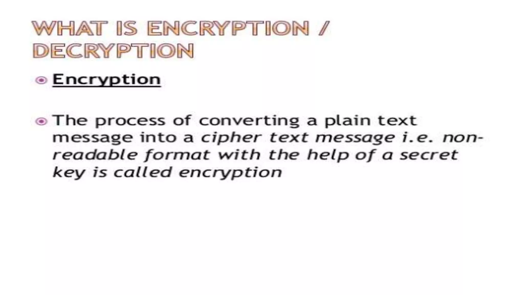 Cryptography concepts and techniques | PPTX