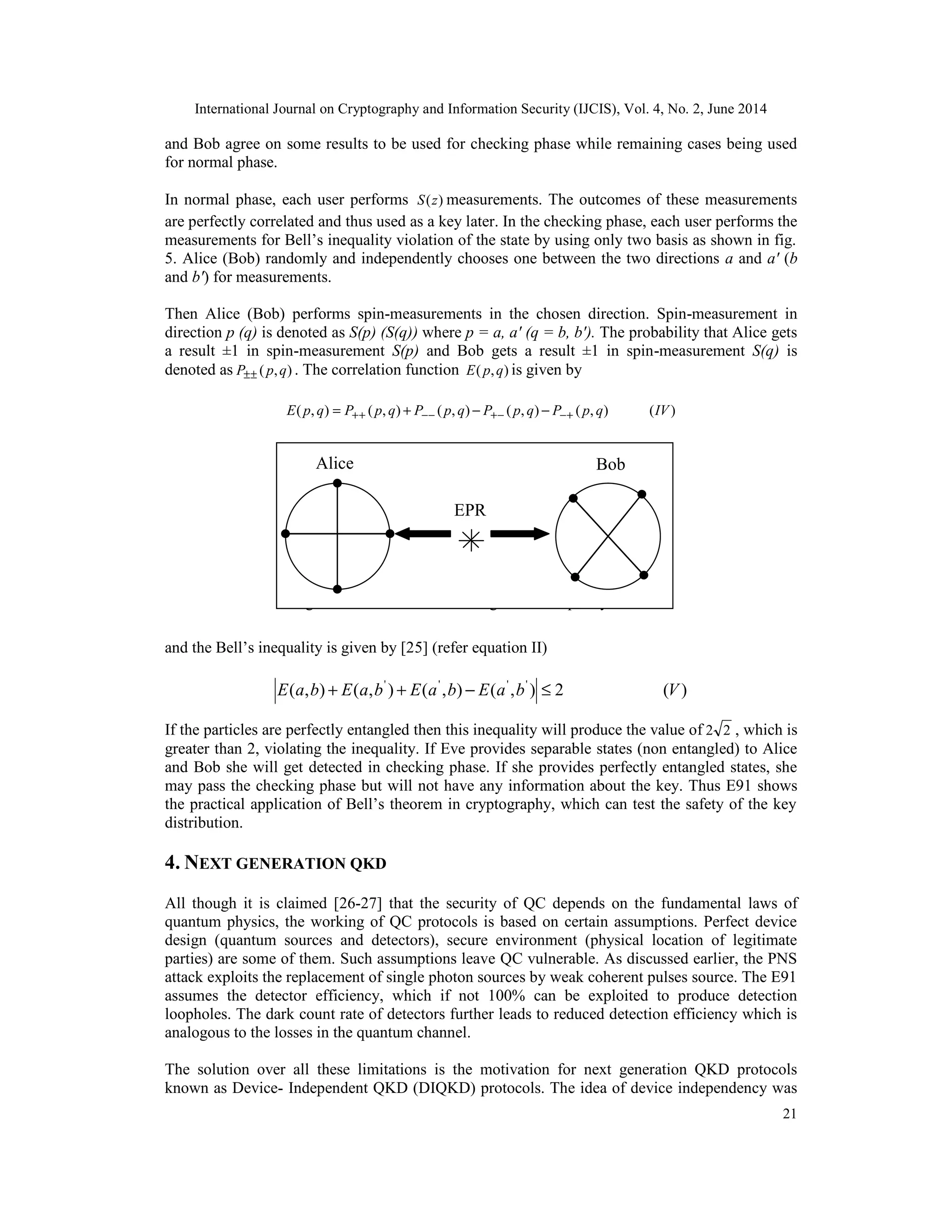 Cryptography from quantum mechanical | PDF | Physics | Science