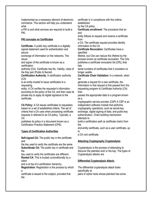 Cryptography full report | DOC | Information and Network Security | Computing
