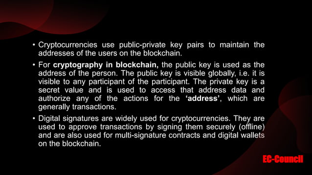 Cryptography in Blockchain | PPTX