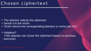Basic presentation of cryptography mechanisms | PPT