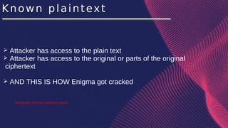 Basic presentation of cryptography mechanisms | PPT