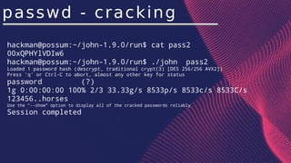 Basic presentation of cryptography mechanisms | PPT