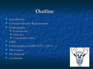Cryptography in GSM | PPT