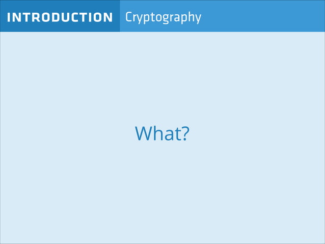 Cryptography in JavaScript, what the hell?! | PPT