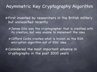 Cryptography Intro - NCL | PPT