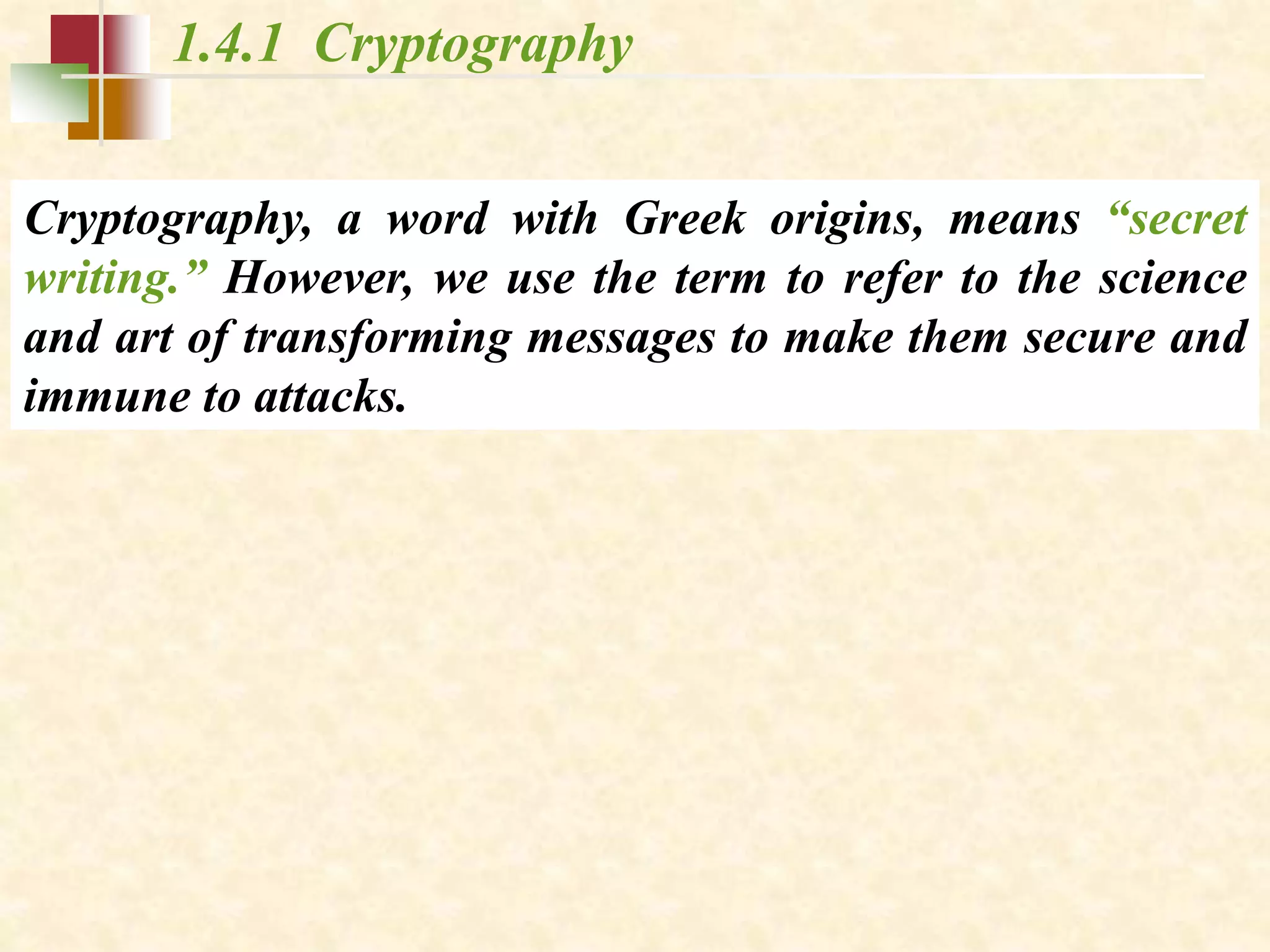 Cryptography introduction | PPT