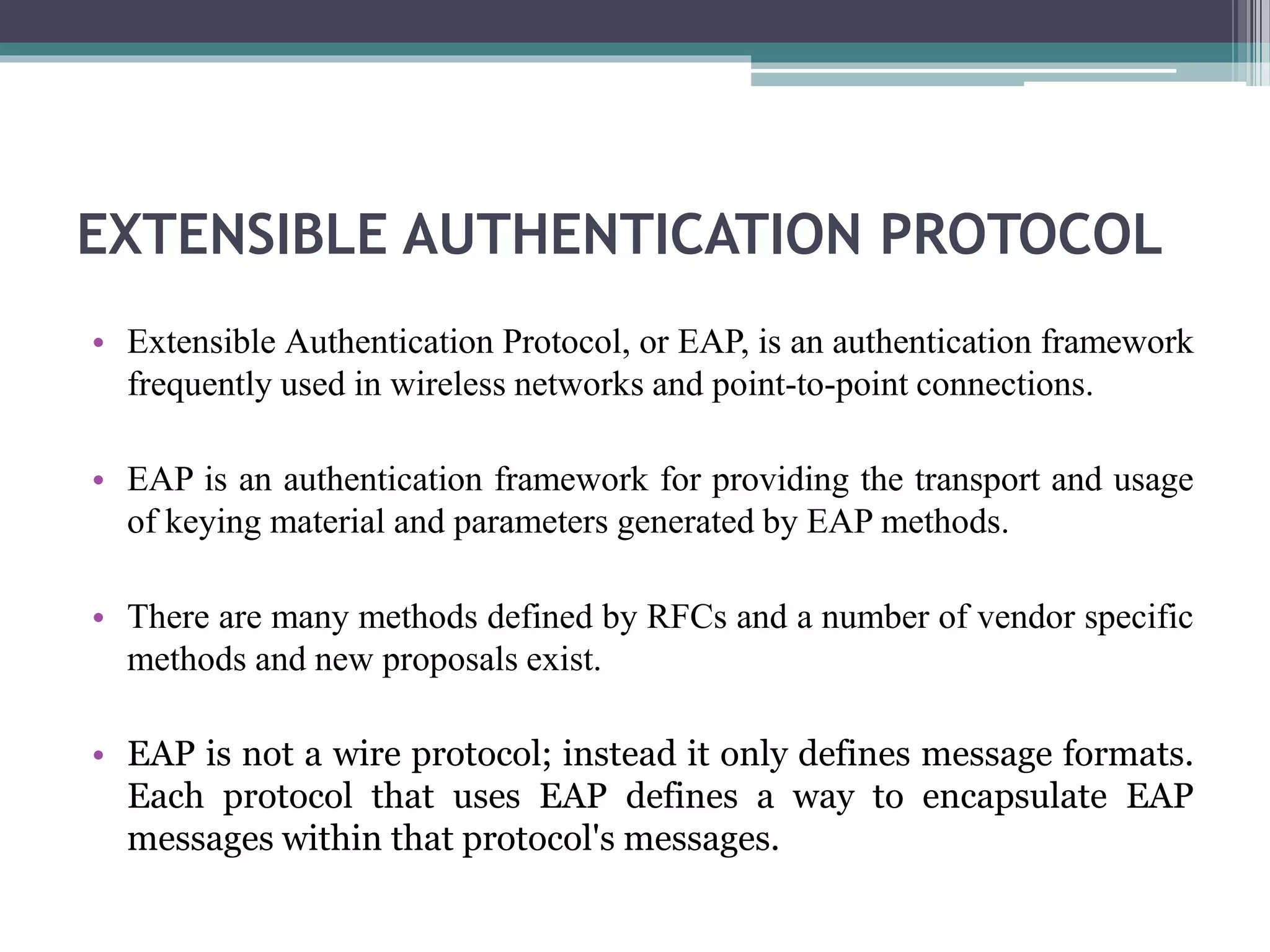 Cryptography in user authentication | PPT