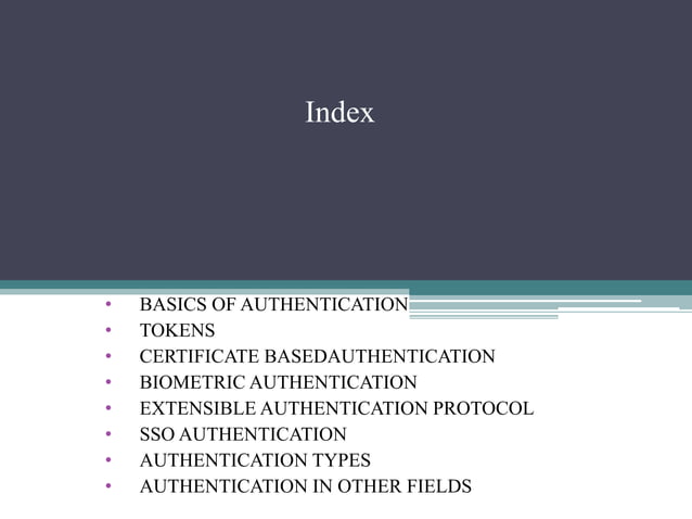Cryptography in user authentication | PPT