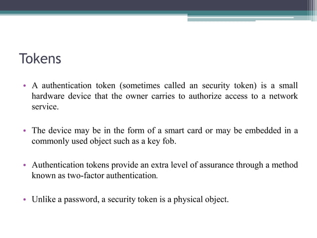 Cryptography in user authentication | PPT