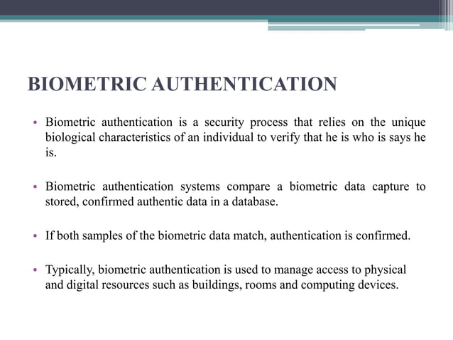 Cryptography in user authentication | PPT