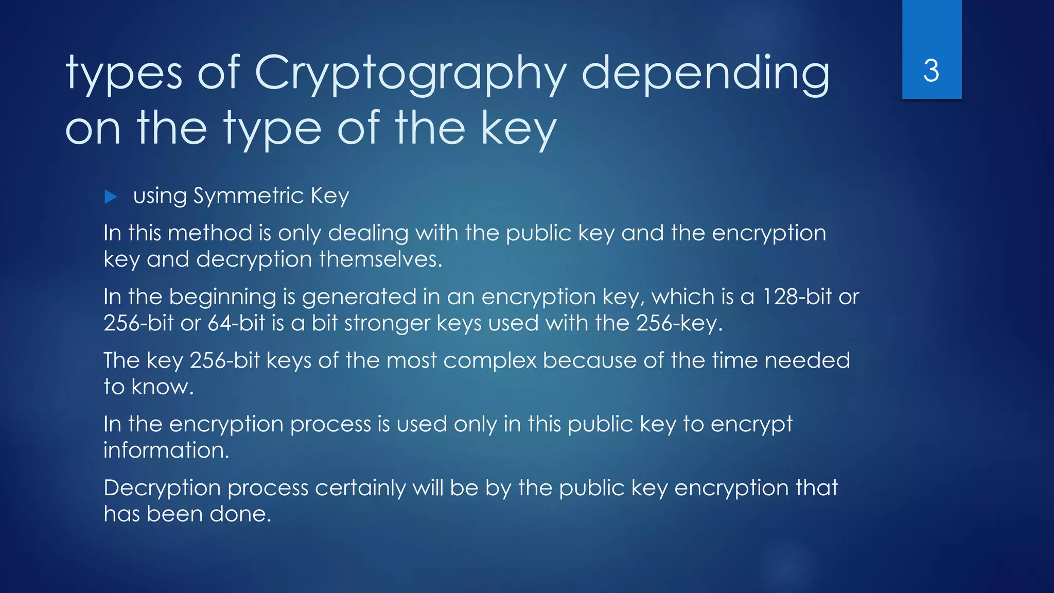Information Security Cryptography ( L02- Types Cryptography) | PPT