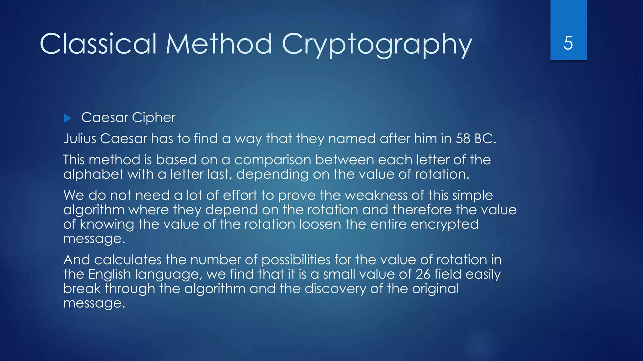 Information Security Cryptography ( L03- Old Cryptography Algorithms ...