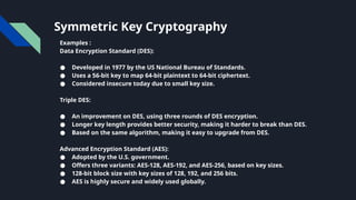 Introduction to Cryptography for btech cse | PPT