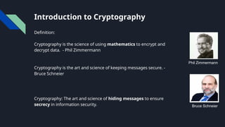 Introduction to Cryptography for btech cse | PPT