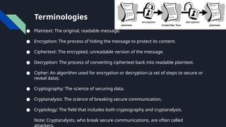 Introduction to Cryptography for btech cse | PPT