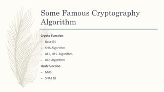 Cryptography on cloud | PPTX