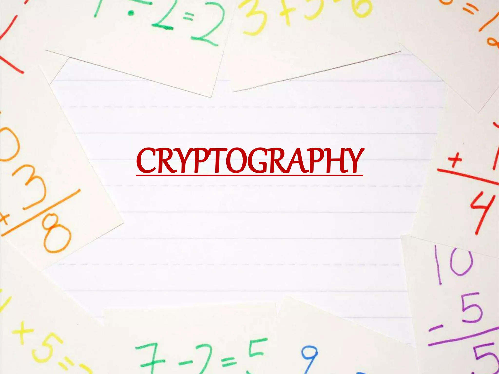 Cryptography | PPTX