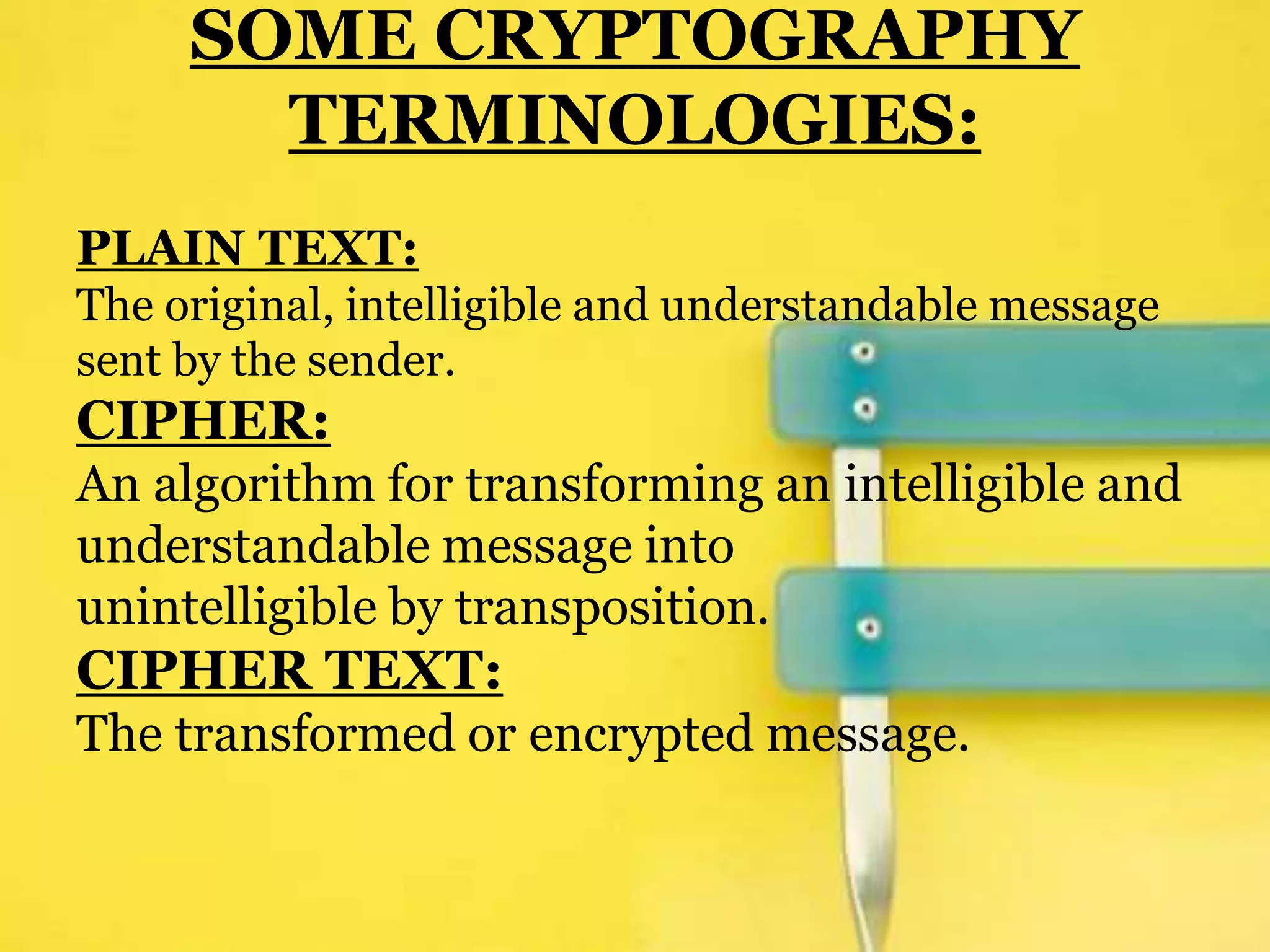 Cryptography | PPTX