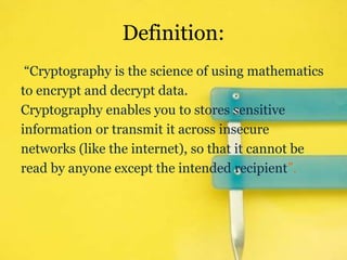 Cryptography | PPTX