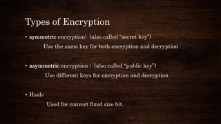 Cryptography ppt | PPTX | Information and Network Security | Computing