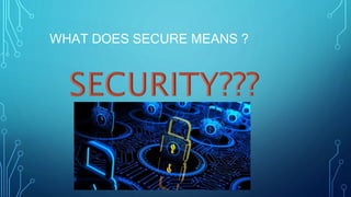Cryptography ppt ,computer system security. PPT | PPTX | Information and Network Security ...