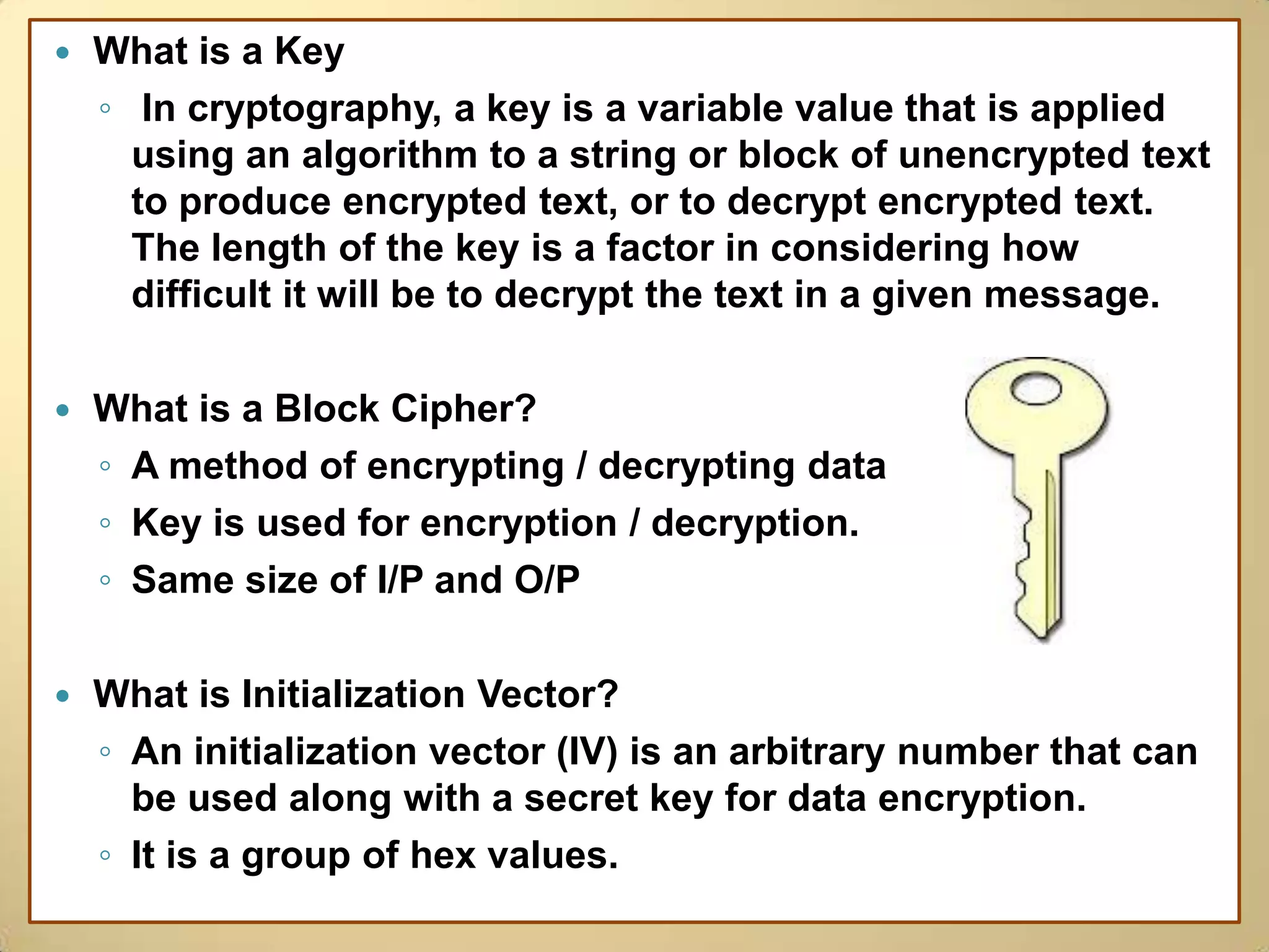Cryptography | PPTX