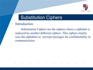 Superficial Study on the Concept of Cryptography | PPT