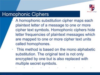 Superficial Study on the Concept of Cryptography | PPT