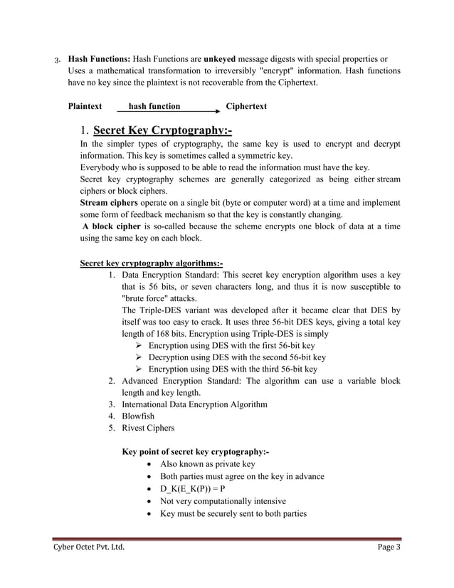 White Paper on Cryptography | PDF | Information and Network Security | Computing