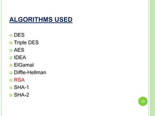 Cryptography seminar 2017 | PPT