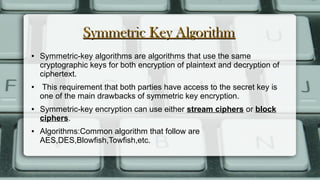 Basic techniques in cryptography | PPT