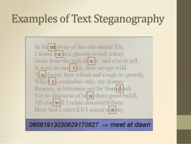 Cryptography & Steganography