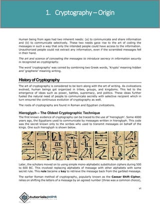 Cryptography tutorial | PDF