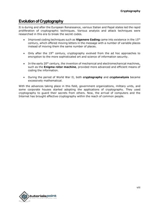 Cryptography tutorial | PDF