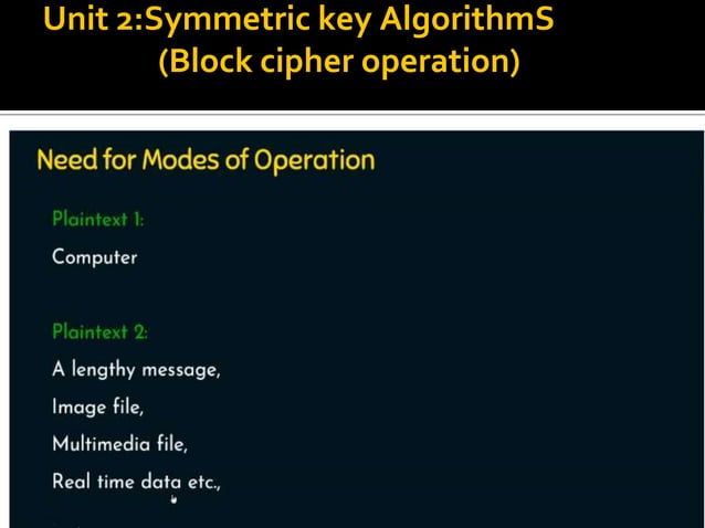 Cryptography Unit2 Pptx Free Download