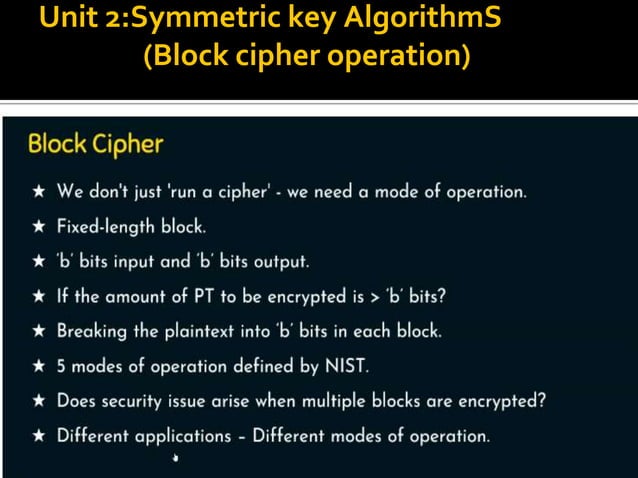 Cryptography unit2.pptx | Free Download