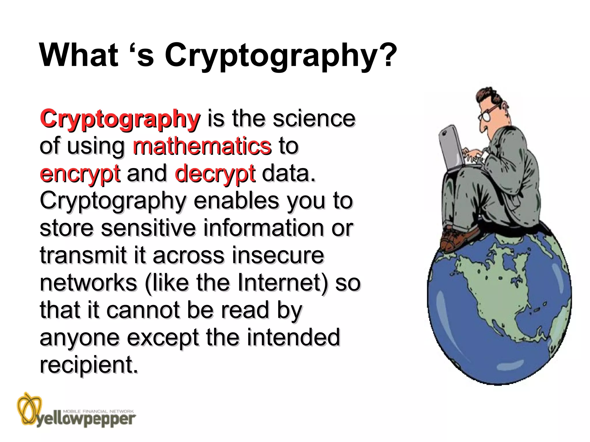 Cryptography Fundamentals | PPT | Information and Network Security | Computing