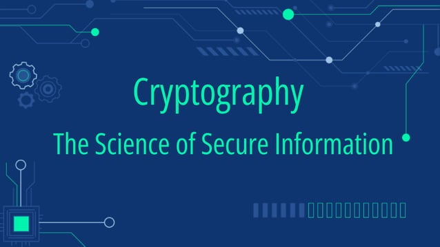 cryptography presentation this about how cryptography works | PPT